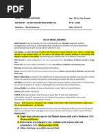 USG Abdominal Pelvis Report | PDF | Abdomen | Anatomy