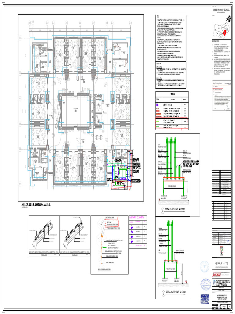 1055 CHG A1 GF SDW EA 00001 Academic Block 1 Ground Floor Earthing ...