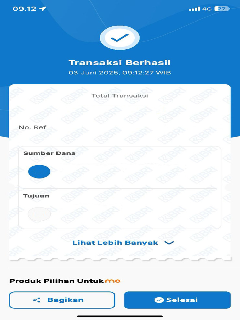 Bukti Transfer Bri | PDF