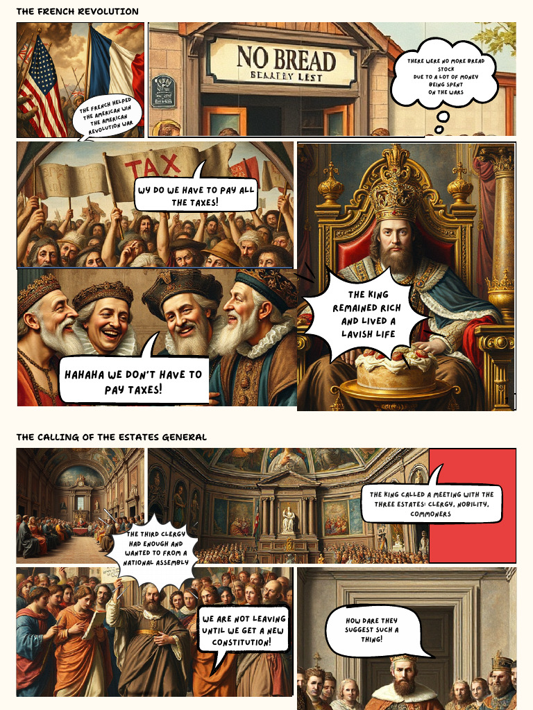 Action Retro Bold Superhero Comic Strip | PDF | French Revolution ...