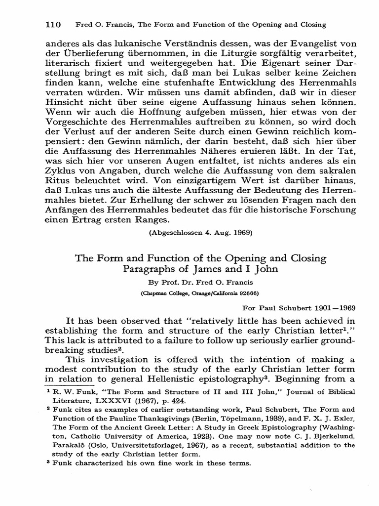 The Form and Function of Paragraphs | PDF | Epistle | Canonical Epistles