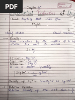 Mechanical Properties of Fluids CLASS XI NOTES | PDF