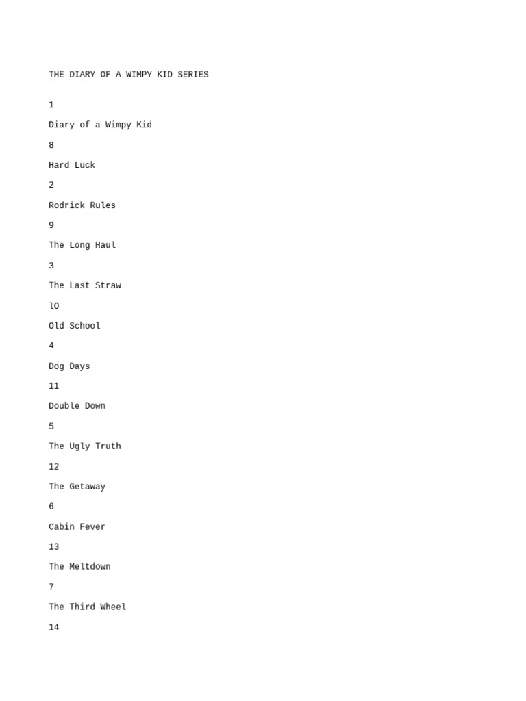 Diary of A Wimpy Kid Book14 Wrecking Ball - Djvu | PDF | Fictional Diaries