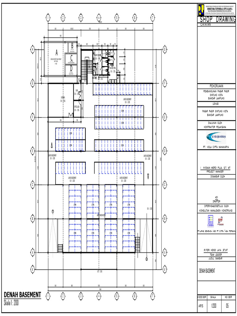 Denah Pintu Shaft Basement | PDF