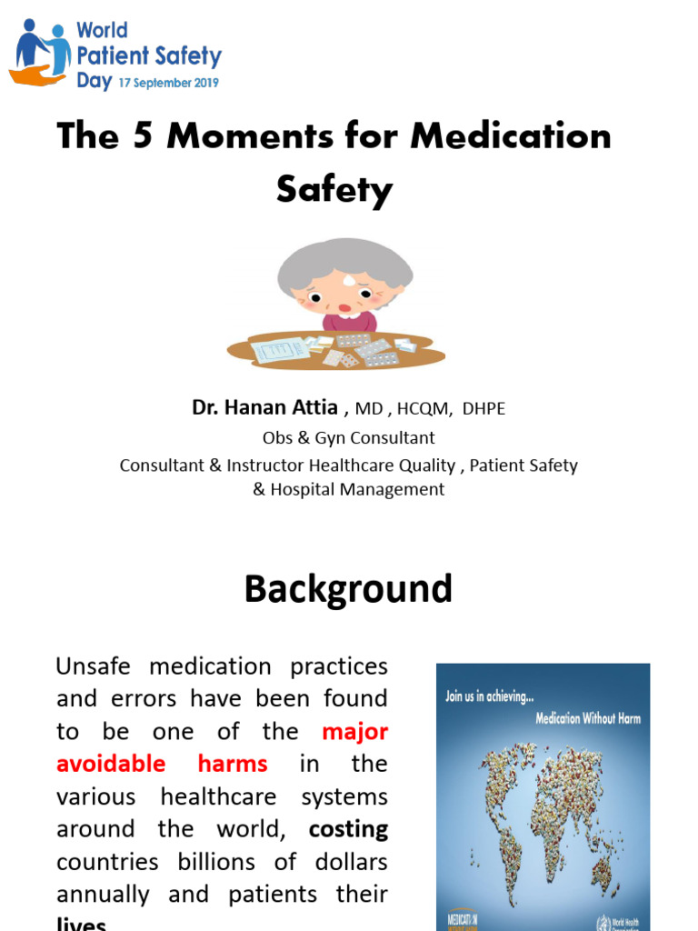 5 Moments for Medication Safety Guide | PDF | Health Professional ...