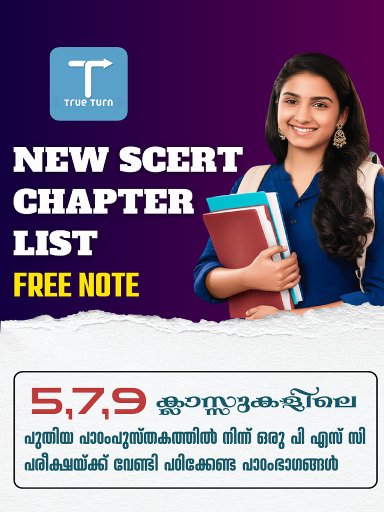 New SCERT Chapter List | PDF