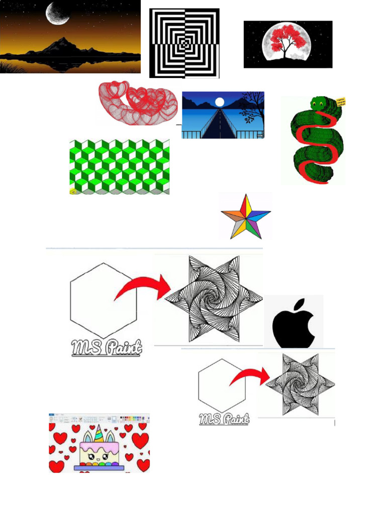 Ms Paint Practical | PDF