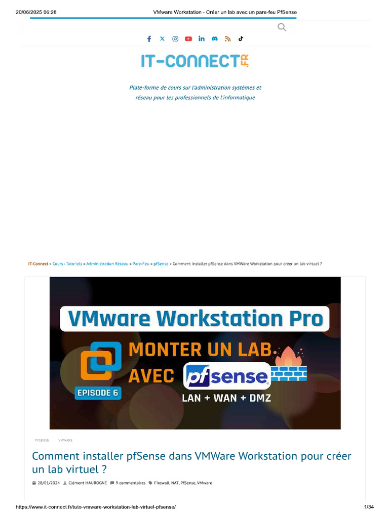Installation Pfsense | PDF