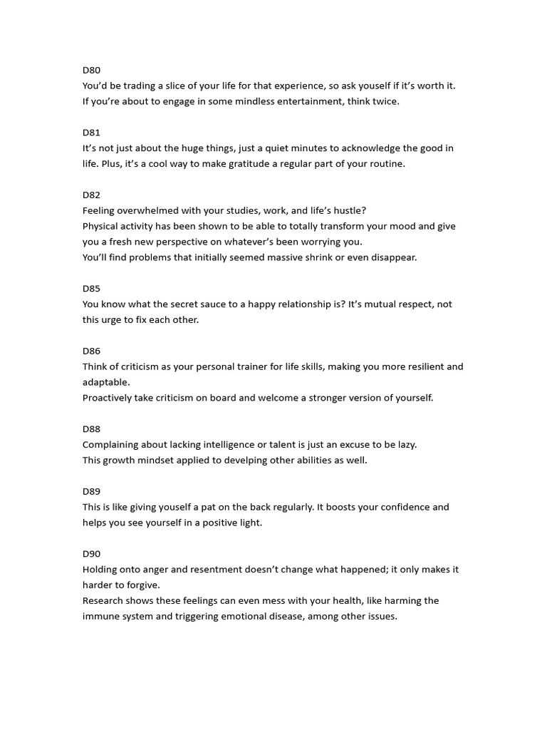 Life Skills for Personal Growth | PDF