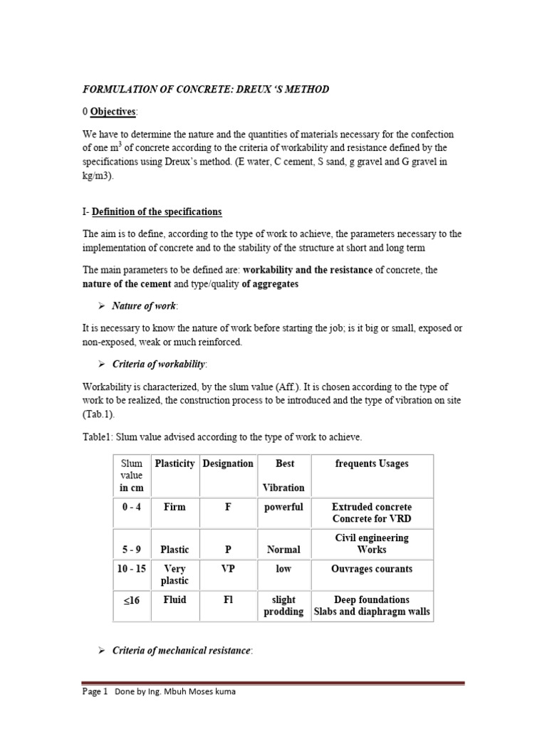 Formulation of Concrete For NAHPI | PDF | Concrete | Construction Aggregate