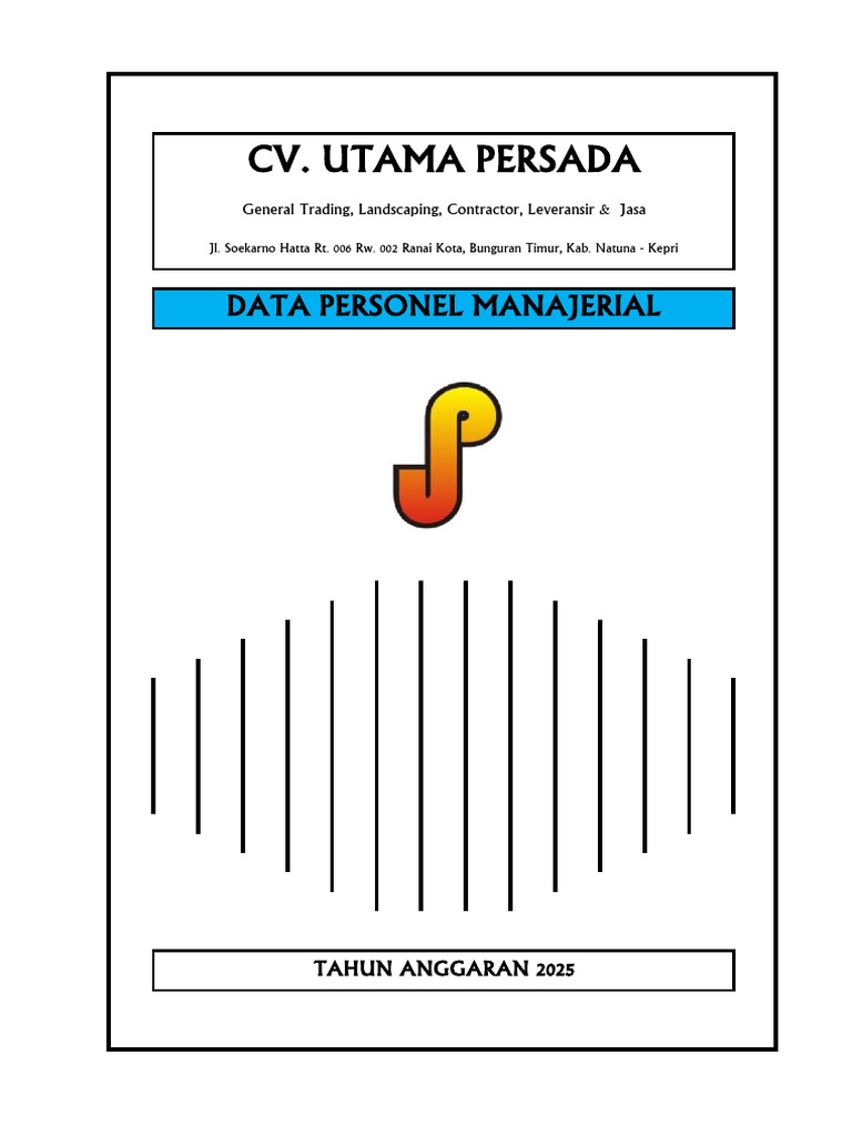 Personel Cv. Utama Persada - Penambahan Ruang Renovasi Puskesmas ...