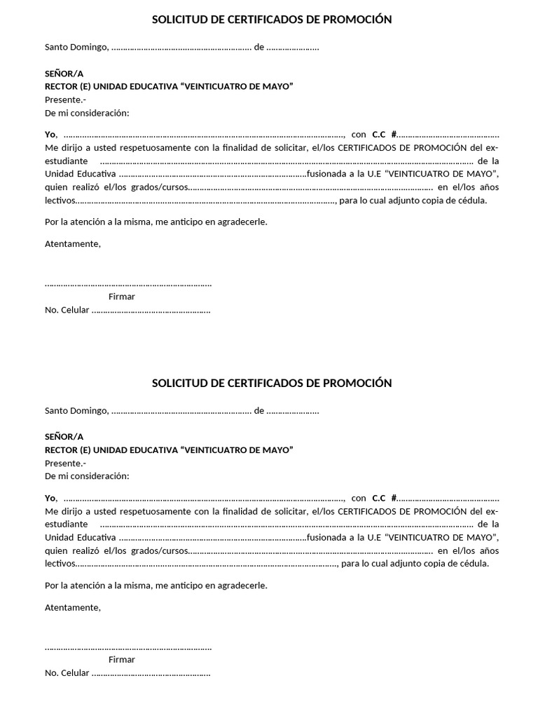 Solicitud de Retiro de Certificados | PDF