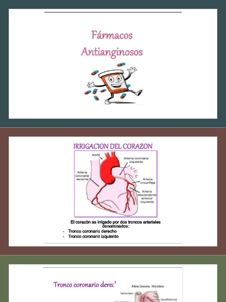 Farmacos Antianginosos. | PDF
