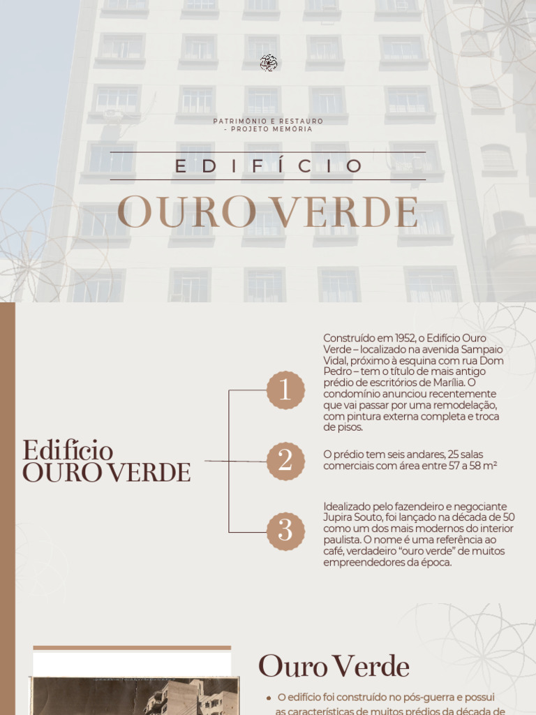 Reforma do Edifício Ouro Verde Marília | PDF | Construção