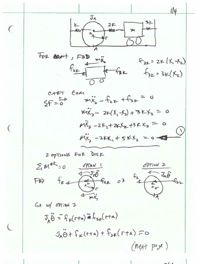 2DOF Example Solution | PDF