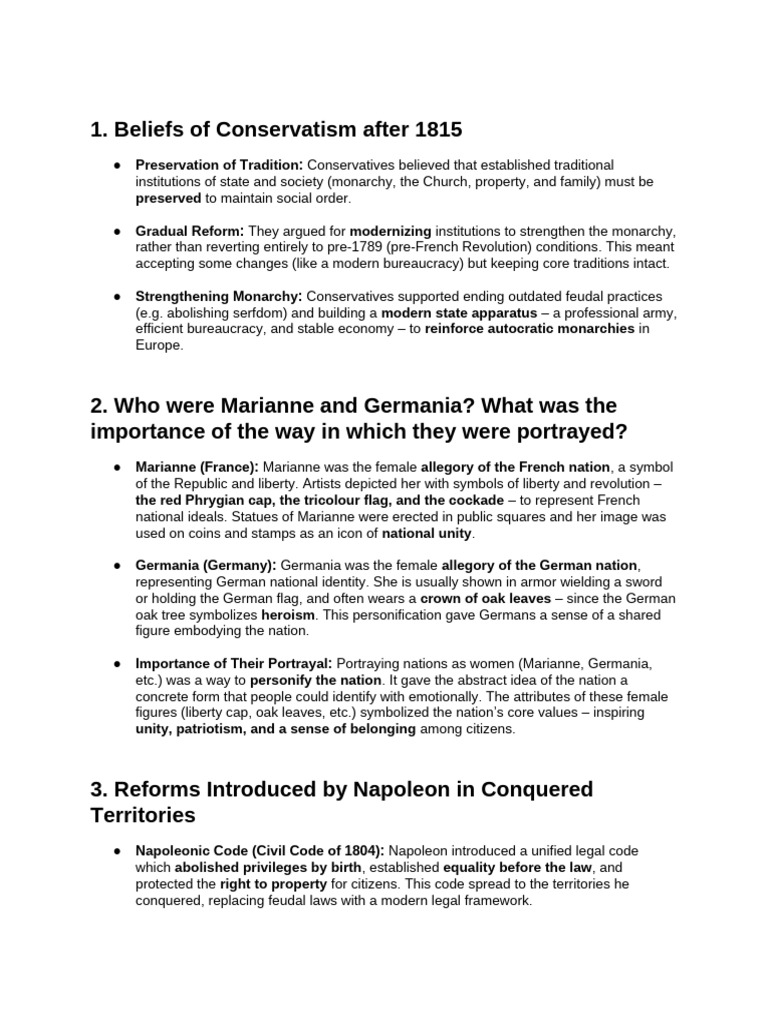 SST Chp-1 His Qna Final | PDF | Kingdom Of Italy | Nationalism