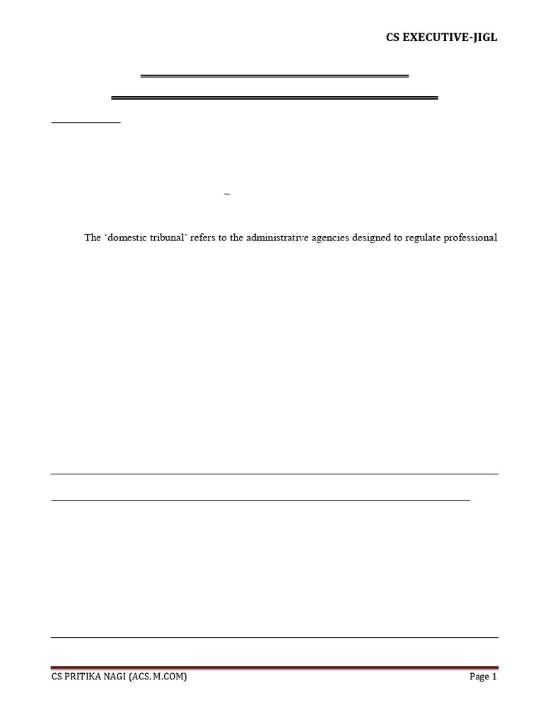 Jigl Chapter 12 - Special Courts & Tribunals | PDF | Magistrate | Tribunal