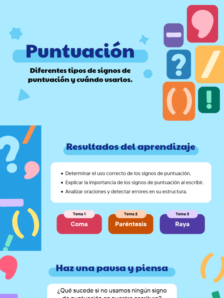 Uso Correcto de Signos de Puntuación | PDF | Coma | Puntuación