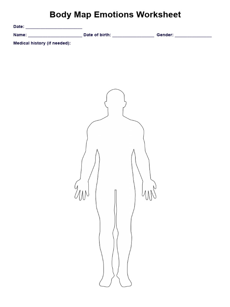 Mapa Corporal de Las Emociones | PDF