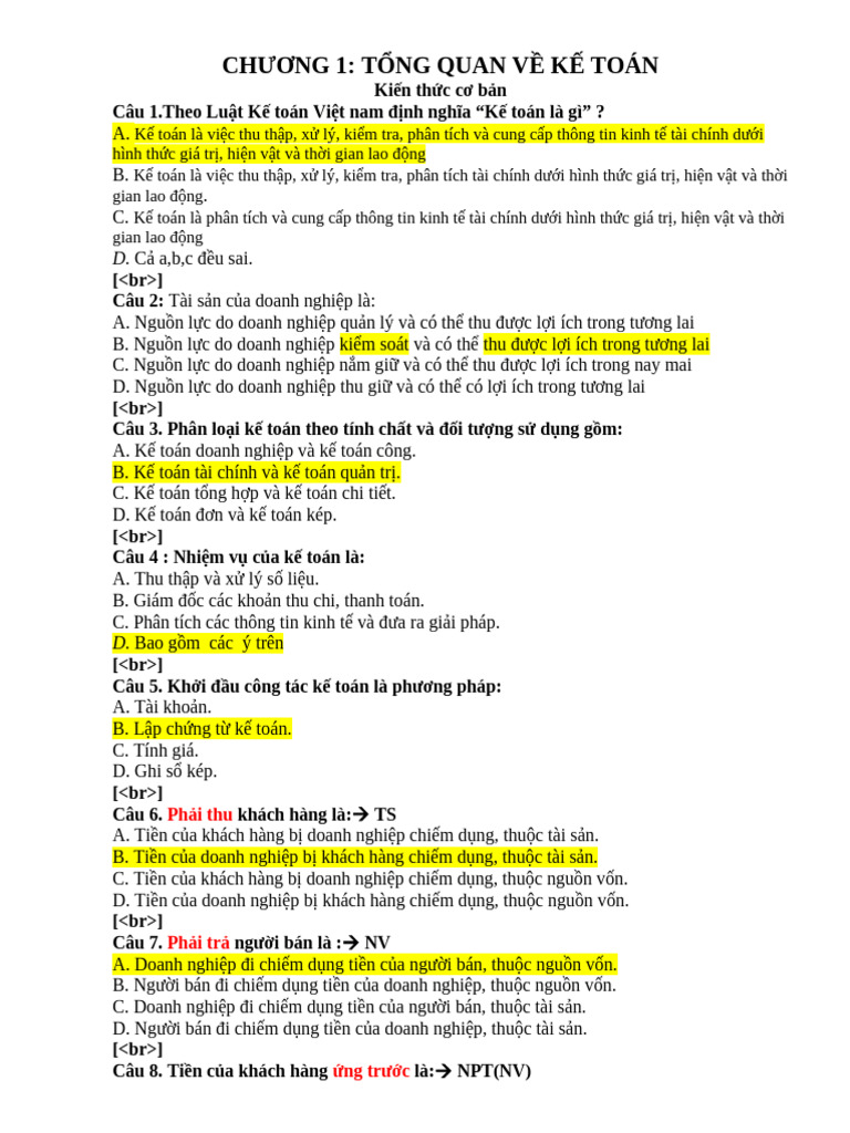 100 NLKT Chương | PDF