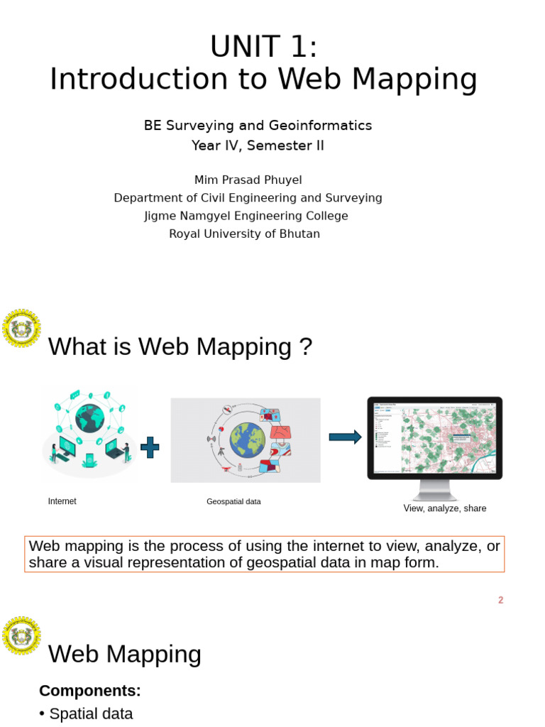 01-Introduction To Web Map | PDF | Html | Html Element