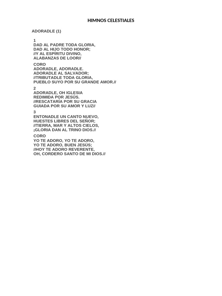 Himnos Celestiales | PDF