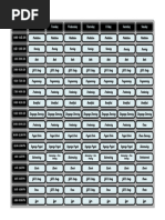 Time Table 2025 | PDF