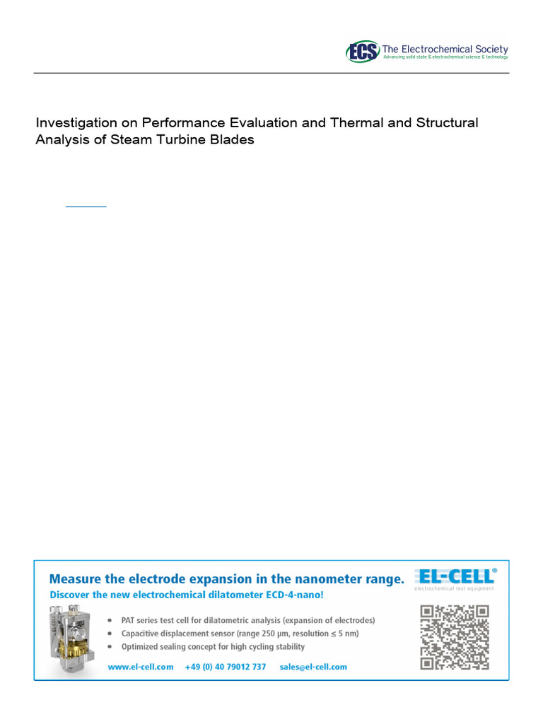 Mukherjee 2022 ECS Trans. 107 18435 | PDF | Heat Treating | Turbine