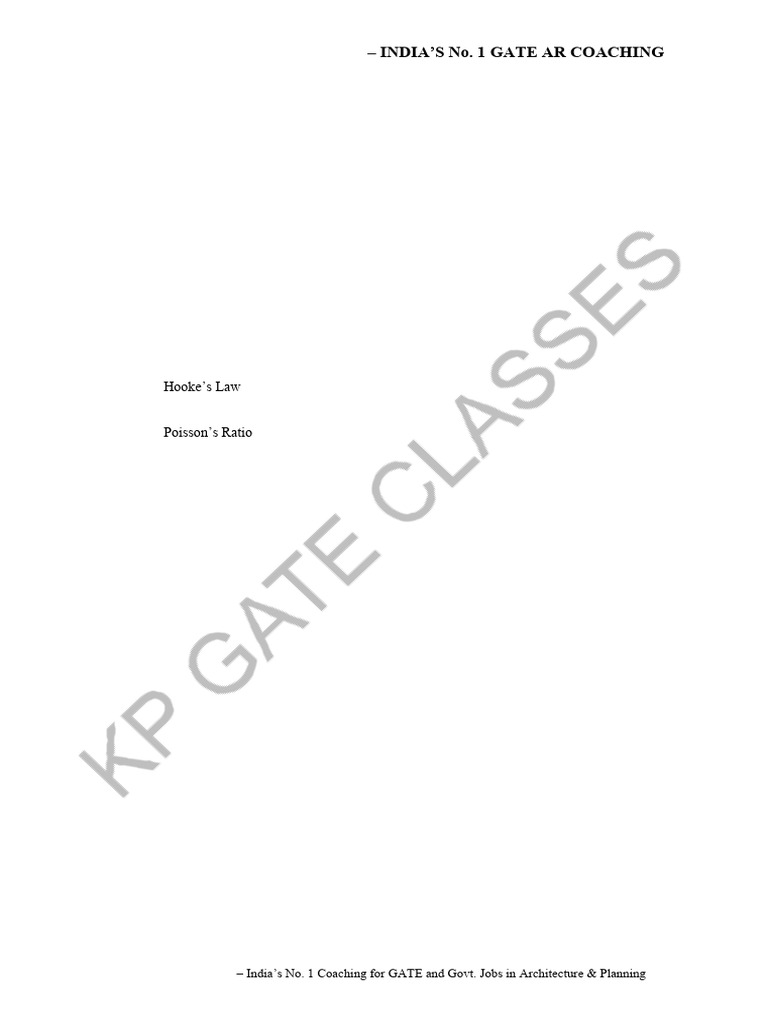 GATE Architecture Coaching Guide | PDF | Bending | Beam (Structure)
