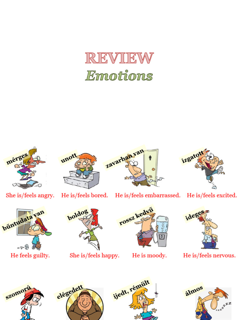 Pre-Int 1A - Emotions | PDF