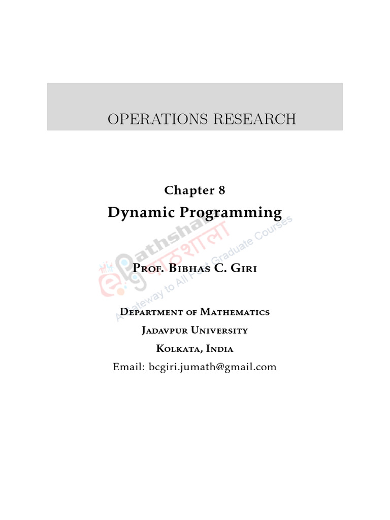 1527250826E textofChapter8Module2 | PDF | Dynamic Programming | Systems Analysis