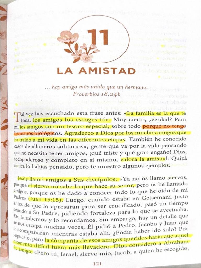 Capítulo 11 La Amistad Una Mujer Sabia | PDF