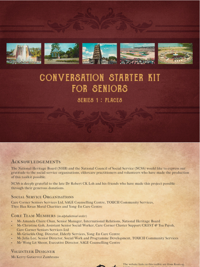 Conversation Toolkit Places | PDF | Singapore | World Politics