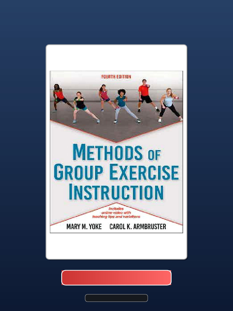 Test Bank For Methods of Group Exercise Instruction 4th Edition by Mary ...