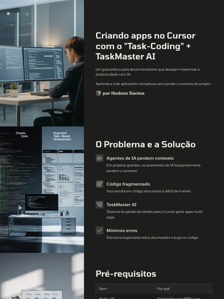 Criando Apps No Cursor Com o Task Coding TaskMaster AI | PDF | Programas | Informática