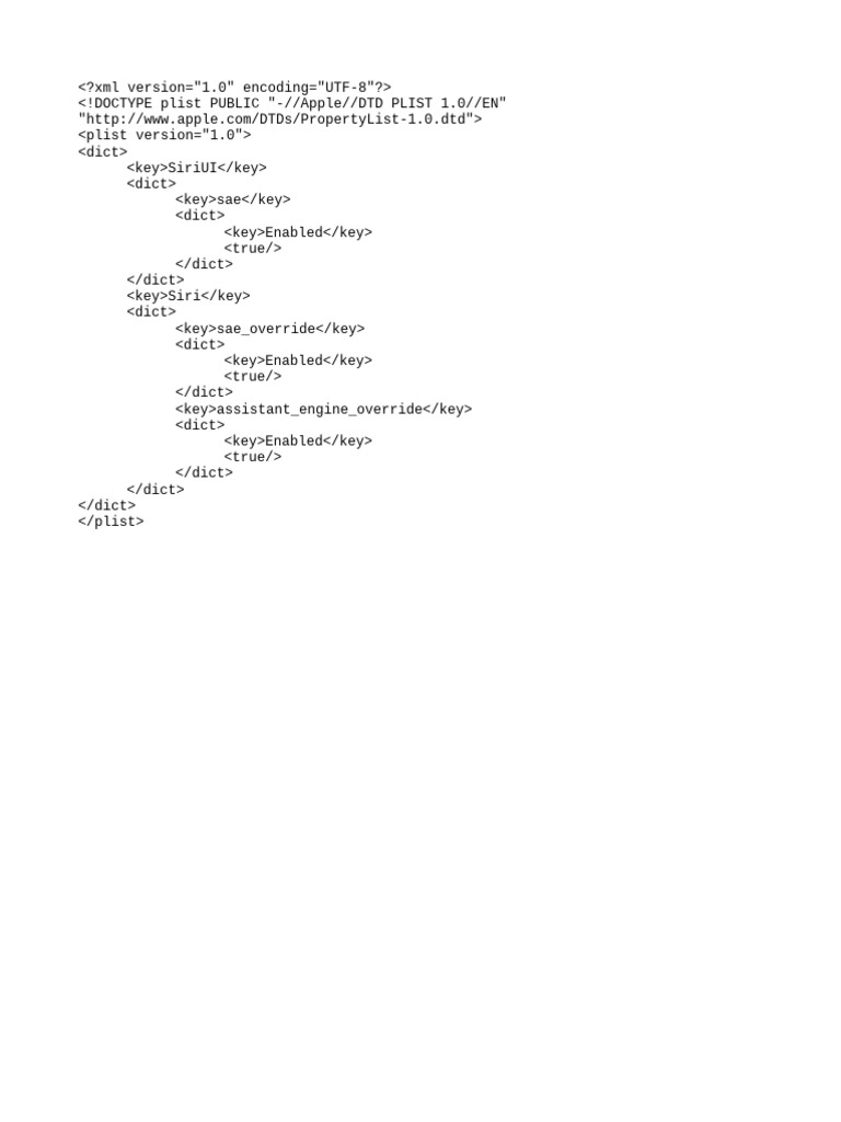 FeatureFlags Global - Plist | PDF