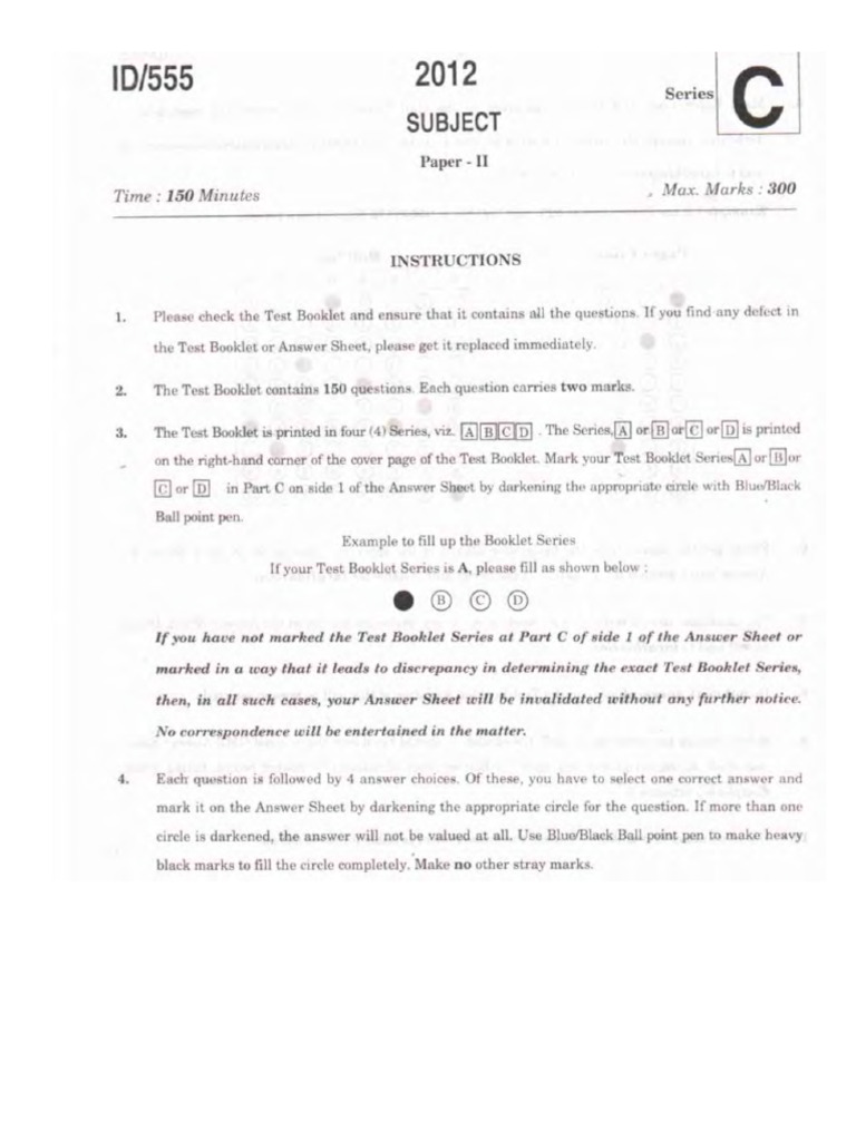 Drug Inspector Paper 2012 | PDF