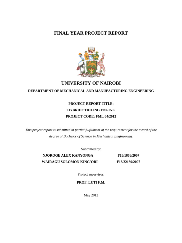 Hybrid Striling Engine | PDF | Engines | Enthalpy
