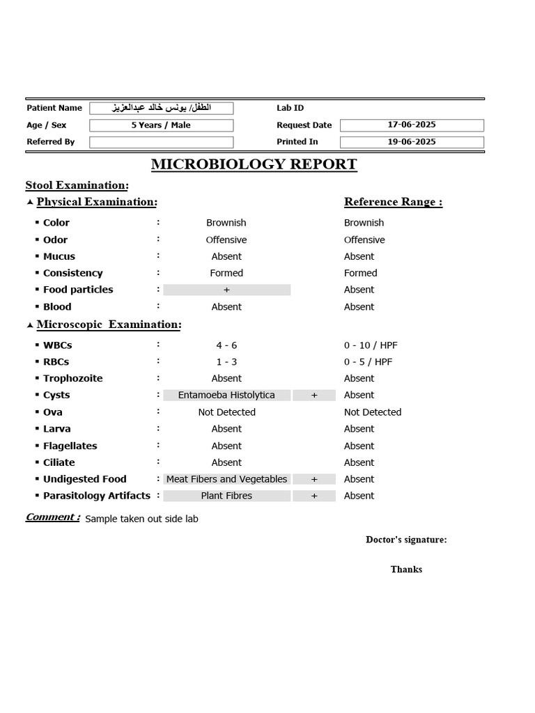 Stool Examination | PDF