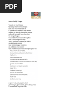 Search for My Tongue Poem | PDF | Poetry | Identity (Social Science)