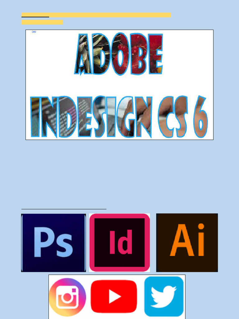 PRACTICAS de 2do Bimstre Adobe Indesign | PDF