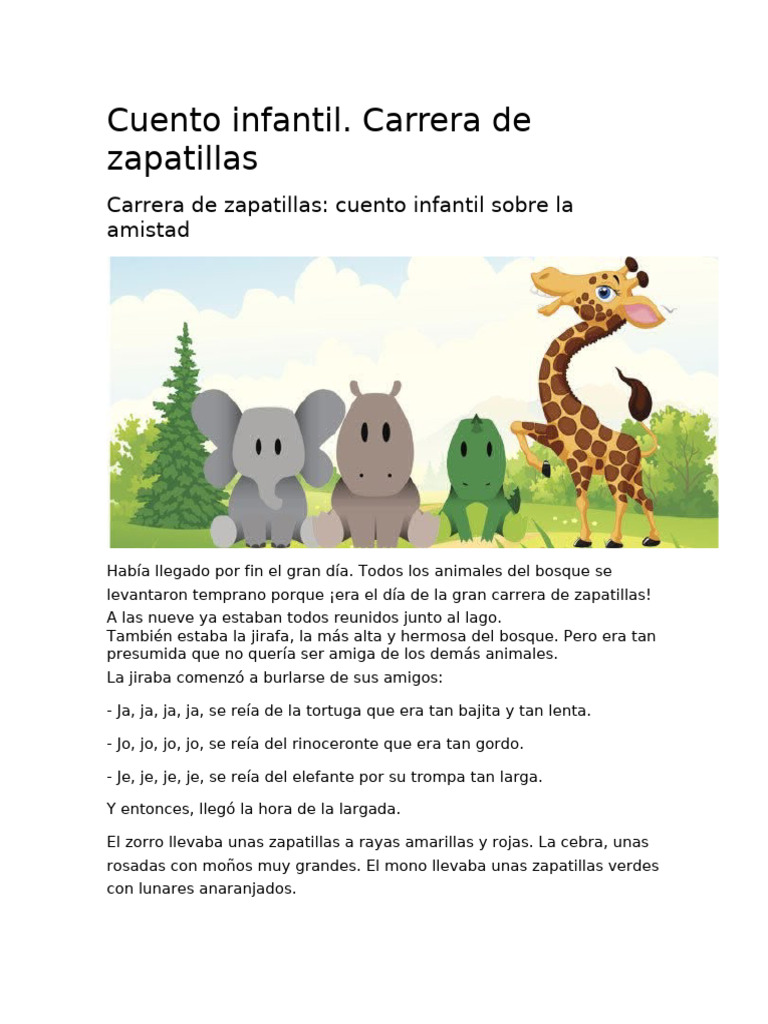 Cuento Infantil | PDF