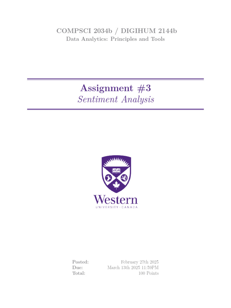 Assignment - 3 - Sentiment - Analysis v3 | PDF | Microsoft Excel | Data Analysis