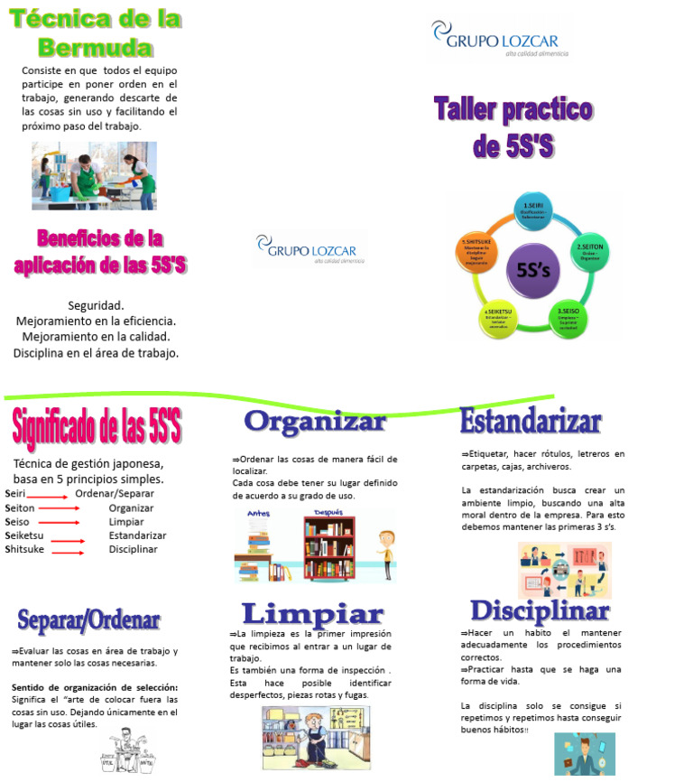Triptico 5s Pdf