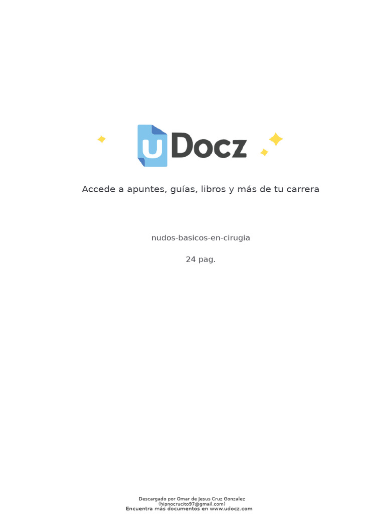 Nudos Básicos en Cirugía | PDF