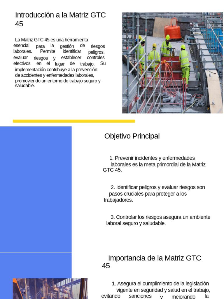 Matriz GTC 45: Gestión de Riesgos Laborales | PDF | Riesgo | Valores