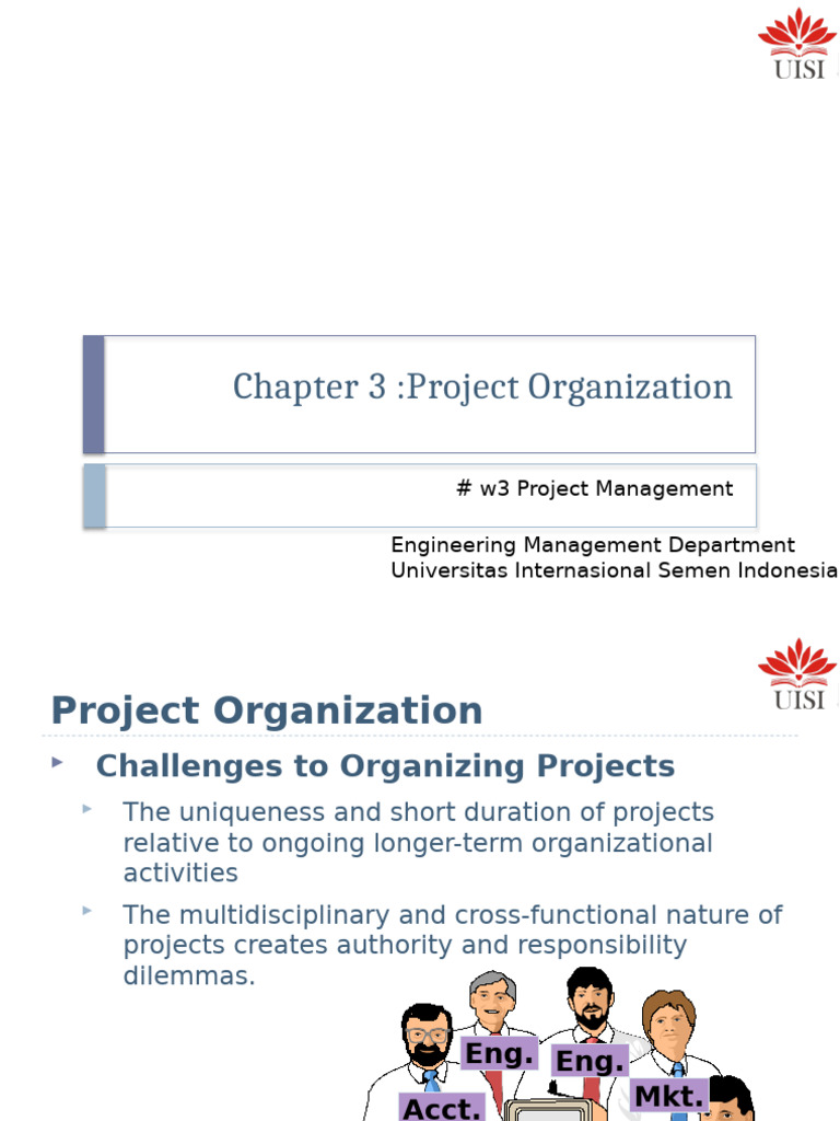 W4 Project Organization | PDF | Organizational Culture | Matrix ...