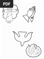 Divine Mercy Chaplet Coloring Sheet | PDF | Home & Garden