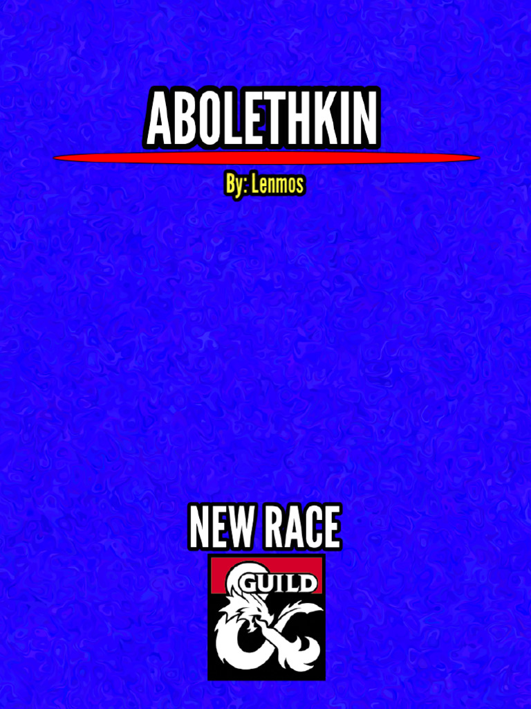 2689692-Abolethkin v1 | PDF | Dungeons & Dragons | Gary Gygax Games