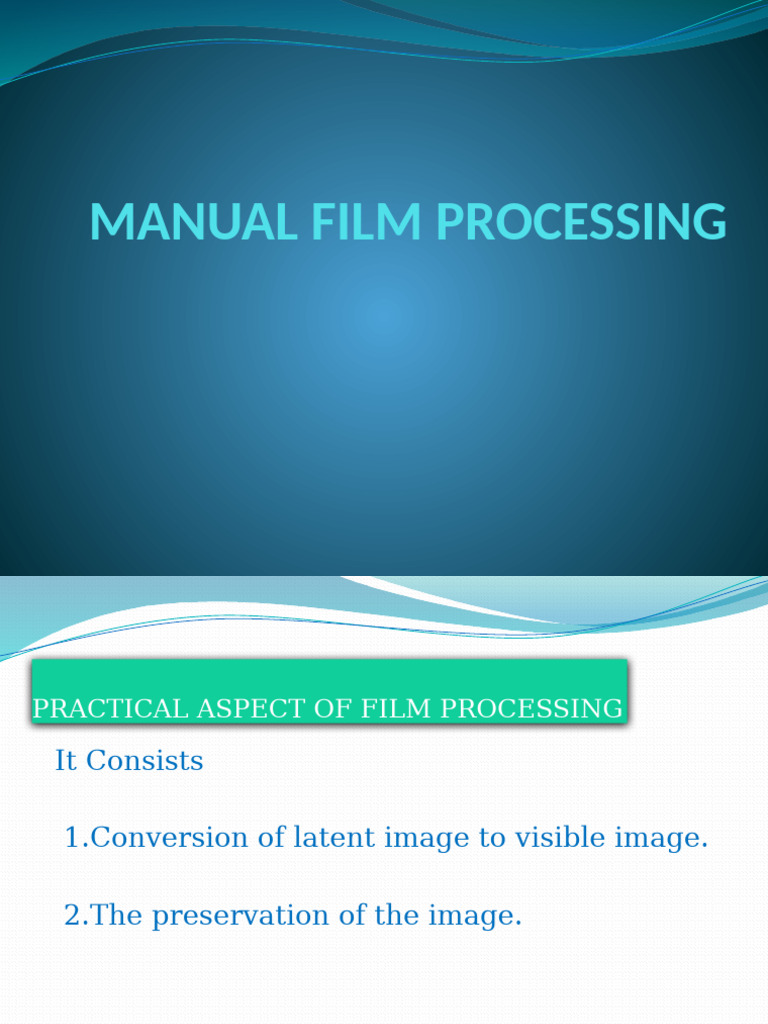 Manual Film Processing | PDF | Sodium Hydroxide | Chemical Substances